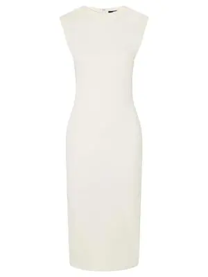 Jacquemus La Robe Alba Crepe Midi Dress - Off-white
