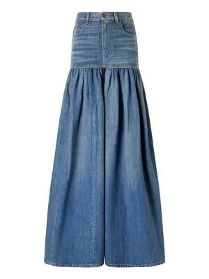 Chloé High-rise Wide-leg Jeans Blue