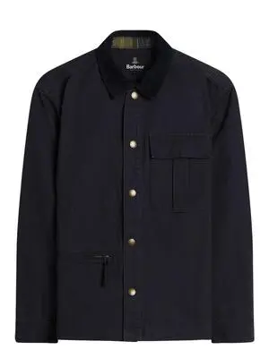 Barbour Heritage + Ursula Os Canvas Overshirt - Dark Navy
