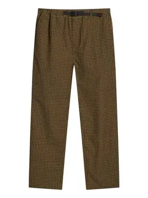 Gramicci Mini Check Nylon Pant - Brown Check