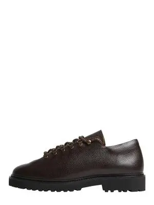 JACQUES SOLOVIERE Rasmus Grain Low Hiker - Ebano Brown