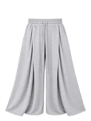 YOGI8APPAREL High Waisted Palazzo Pants - Grey