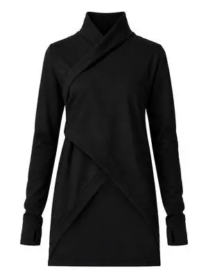 YOGI8APPAREL New Extravagant Asymmetric Sweater - Black