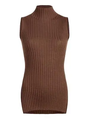KHAITE Karla Top In Chestnut