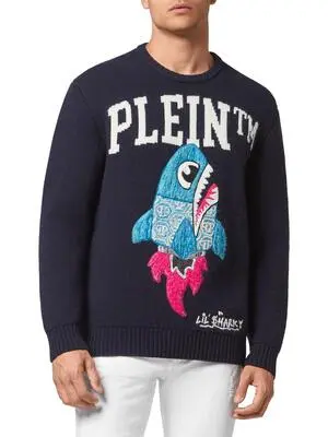 Philipp Plein Pullover Round Neck - Darkblue