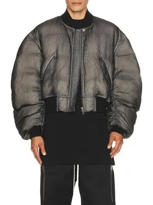 Rick Owens Secchia Flight Jacket - Black