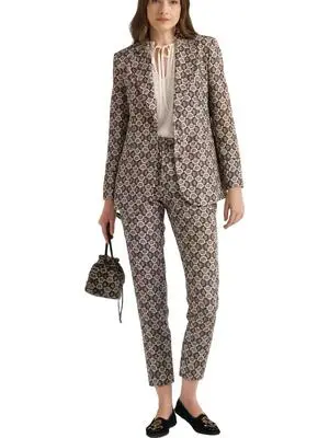 Malìparmi Graphic Orbit Trousers - Brown