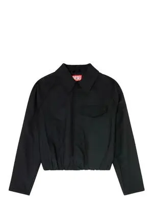 DIESEL® Raglan-sleeve Gathered Bomber Jacket