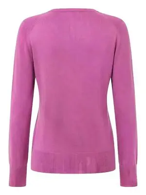 MONTANA BLU V-neck Logo-embroidered Sweater
