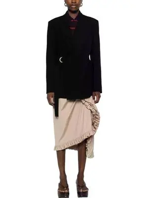 LOEWE Anagram-embroidered Layered-cuff Blazer