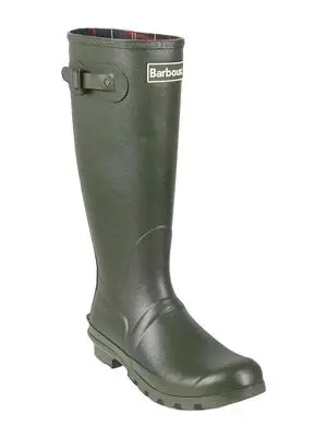 Barbour Bede Wellington Buckle-detail Boots - Green