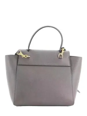 Celine Belt Bag Textured Leather Nano Shoulder Bag - Grey
