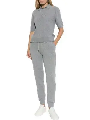 Balmain Logo-plaque Wool Track Pants - Grey