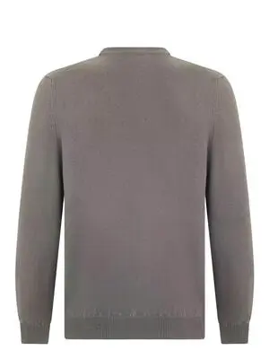 Fedeli Crew-neck Cashmere Sweater - Grey