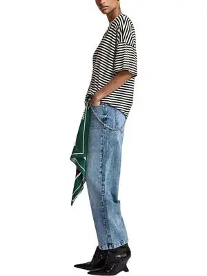 Essentiel Antwerp Kosimo Chain-detail Jeans - Blue
