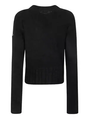 MONCLER Cable-knit Logo-patch Sweater