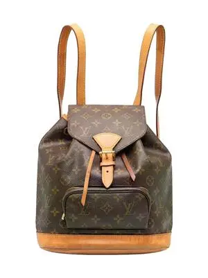 LOUIS VUITTON 2000 Monogram Montsouris Mm Backpack - Brown