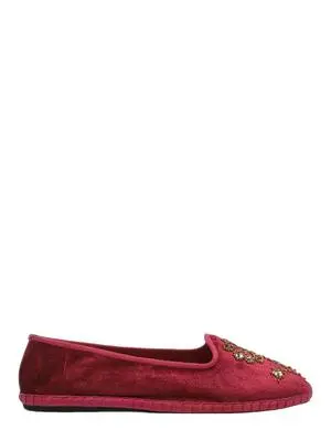Malìparmi Babouche Bijoux Sequin-embroidered Ballet Flats - Red