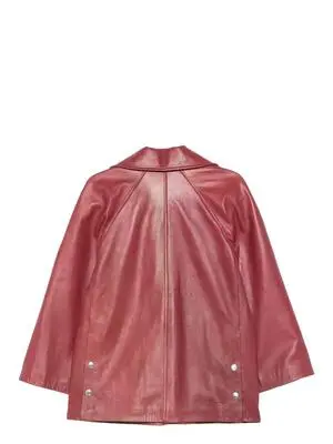 LIVIANA CONTI Zip-up Leather Coat