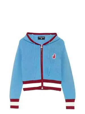 ICEBERG Logo-patch Zip-up Hoodie