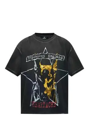 REPRESENT Graphic-print T-shirt - Black
