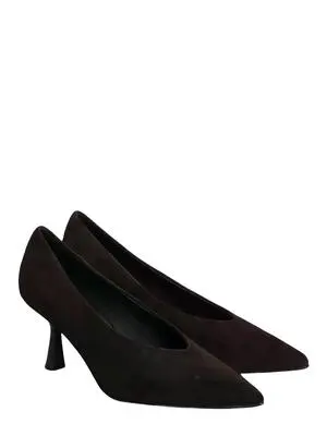 BIBI LOU Tiare 70 Pointed-toe Leather Pumps - Brown