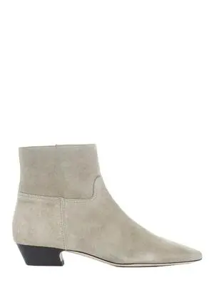 STUART WEITZMAN Stassi Zip Ankle Boots - Grey