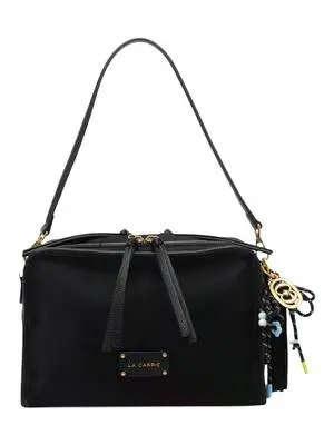 LA CARRIE Dark Wave Shoulder Bag - Black