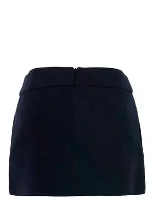 SHUSHU/TONG Bow-detail Wool Mini Skirt