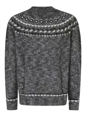 Seventy Fair Isle-knit Sweater - Grey
