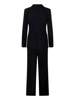 Tagliatore Double-breasted Peak-lapel Suit - Black
