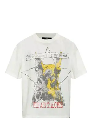REPRESENT Graphic-print T-shirt - Neutrals