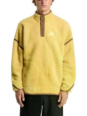 Adidas Terrex Multi High-pile Fleece Sweater - Yellow