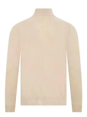 Fedeli Cashmere High-neck Cardigan - Neutrals