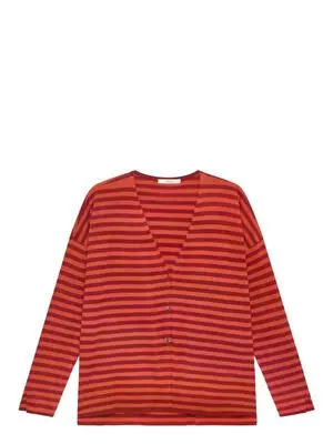 Malìparmi Striped Cardigan - Red