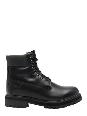 Timberland Lace-up Leather Ankle Boots - Black