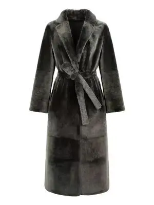 YVES SALOMON Reversible Coat Grey