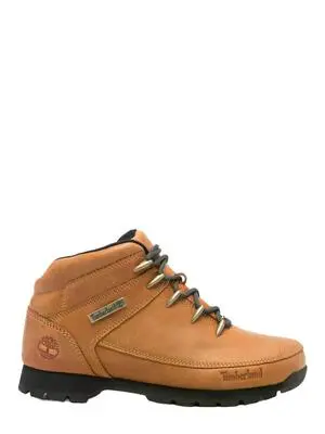 Timberland Logo-debossed Leather Ankle Boots - Brown