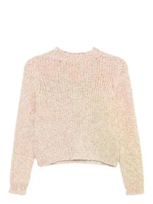 I BLUES Chunky-knit Long-sleeve Sweater - Brown