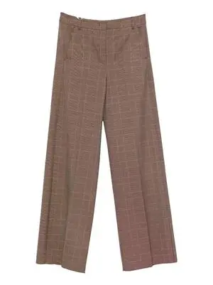 I BLUES Belt-loop Palazzo Pants - Brown