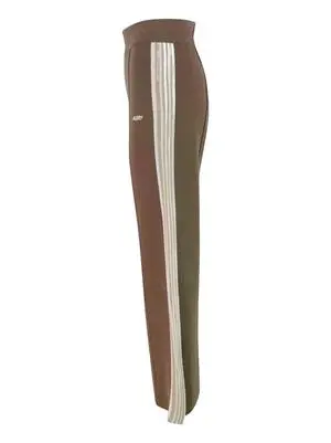 AUTRY Logo-detail Side-stripe Track Pants - Brown