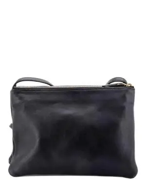 Celine Trio Leather Large Crossbody Bag - Black