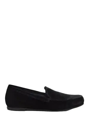 Loulou De Saison Bert Velvet Loafers - Black