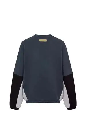 PDF Alare Graphic-print Panelled Sweatshirt - Grey