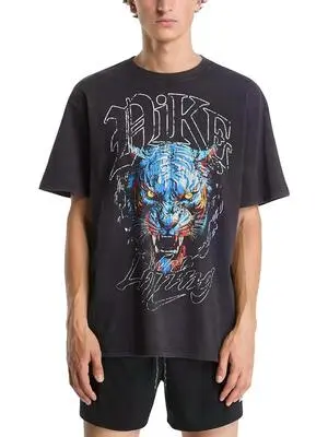 Nike Tiger-print T-shirt - Black