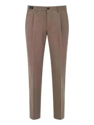 Paul & Shark Pleated-detail Tailored Trousers - Neutrals