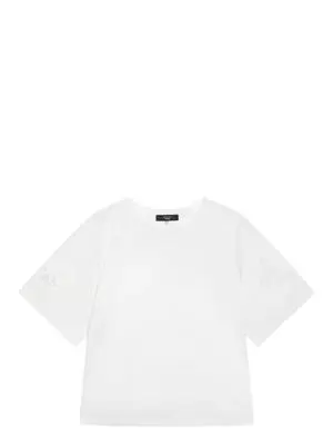 Max Mara Embroidered Short-sleeve T-shirt - White
