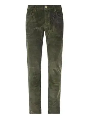 Jacob Cohen Corduroy Trousers - Green