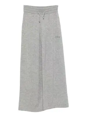 AUTRY Drawstring Wide-leg Trousers - Grey
