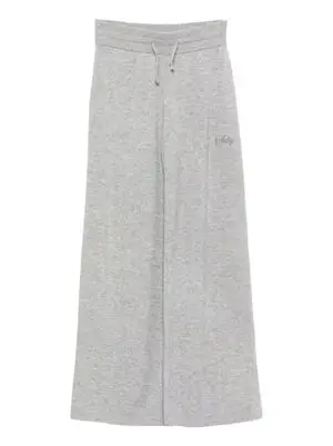 AUTRY Drawstring Wide-leg Trousers - Grey